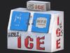 3D model Worn Ice Vending Machine Box Gas Station Prop VR / AR / low ...