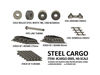 CARGO-0005 Steel cargo set H0-scale 10 items 3D model 3D printable ...