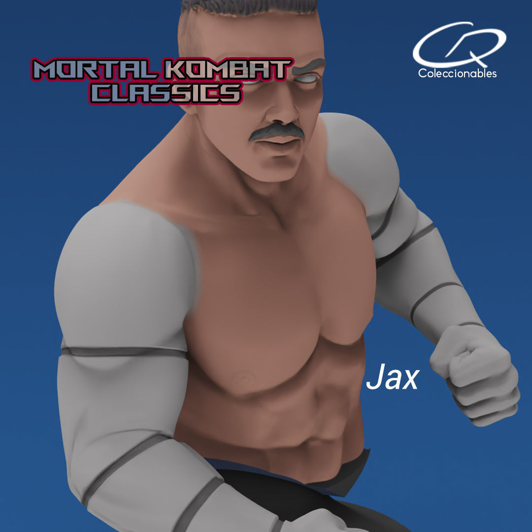 Mortal Kombat Classics - Jax 3D model 3D printable | CGTrader