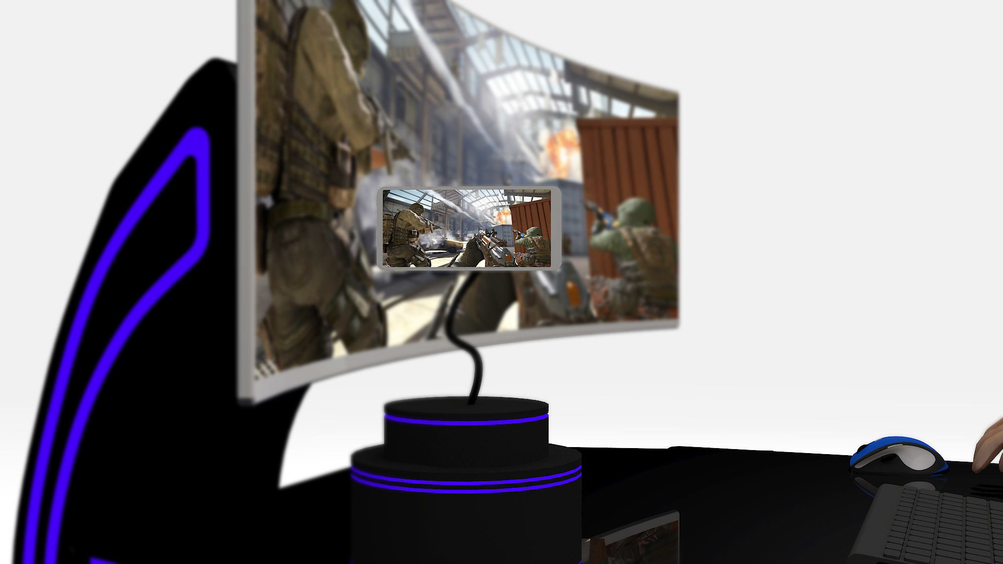 Mobile Gaming pod concept 2 3D model | CGTrader