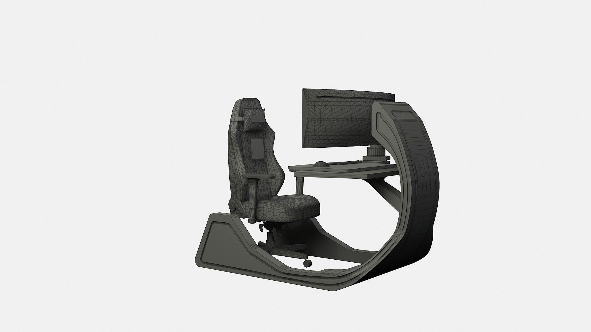 Mobile Gaming pod concept 2 3D model | CGTrader