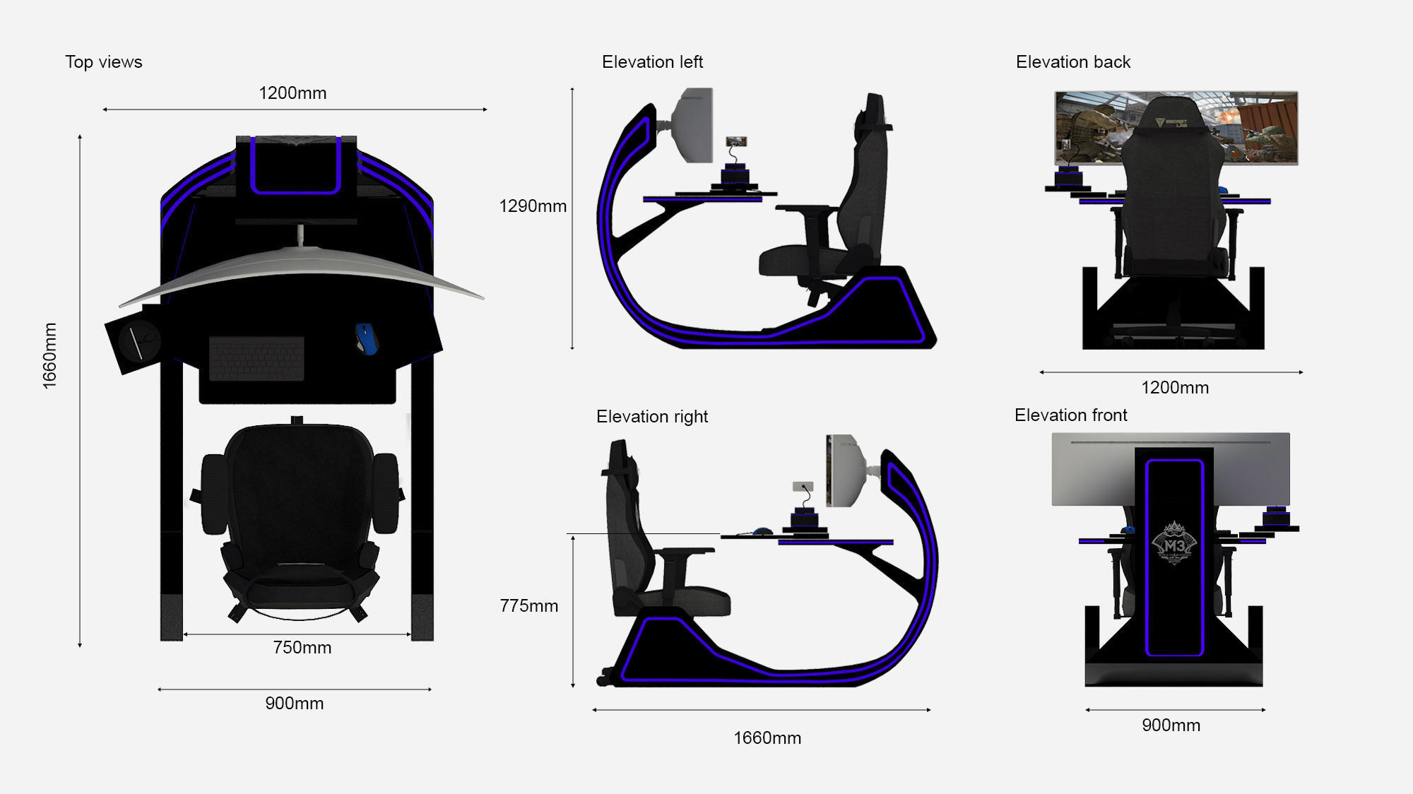 Mobile Gaming pod concept 2 3D model | CGTrader