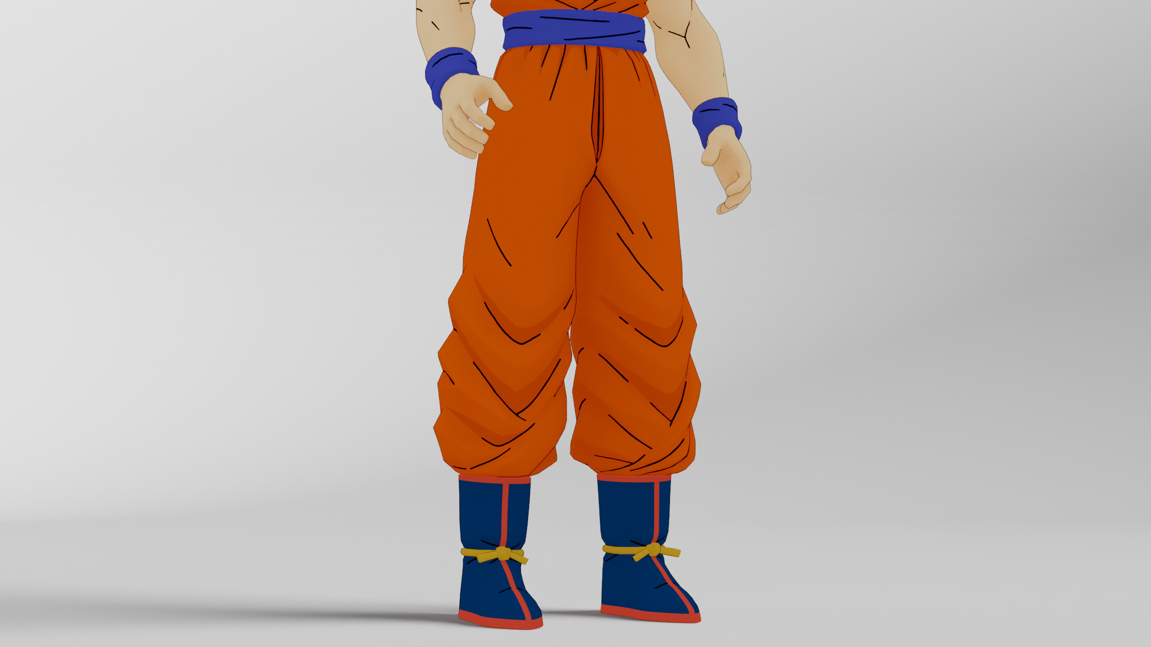 3D model Goku RIGGED Dragon Ball Z Character NEW UPDATED Legacy FREE VR ...