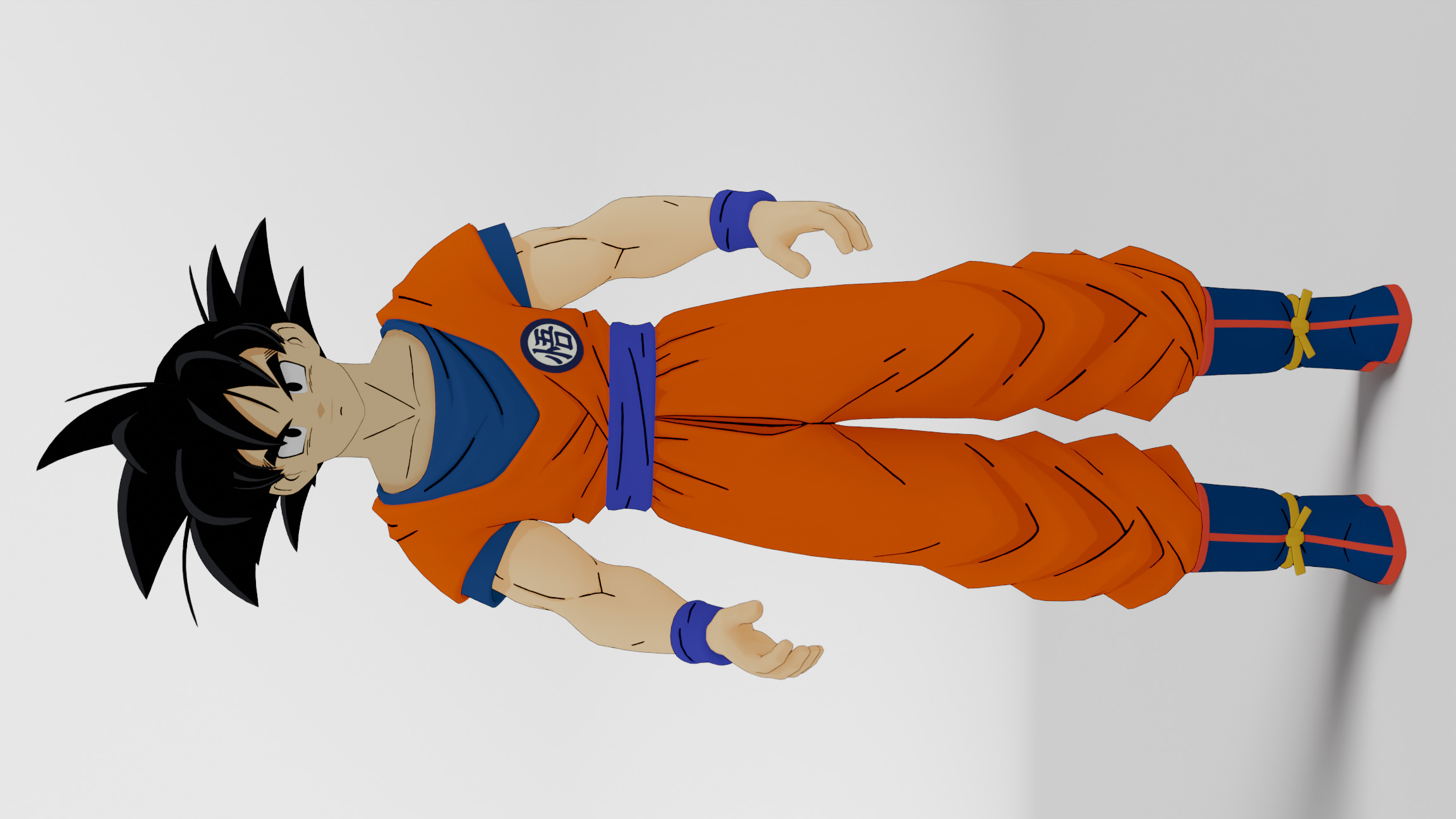 3D model Goku RIGGED Dragon Ball Z Character NEW UPDATED Legacy FREE VR ...