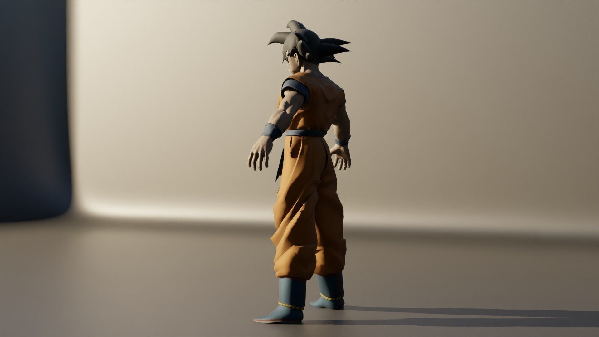 3D model Goku RIGGED Dragon Ball Z Character NEW UPDATED Legacy FREE VR ...
