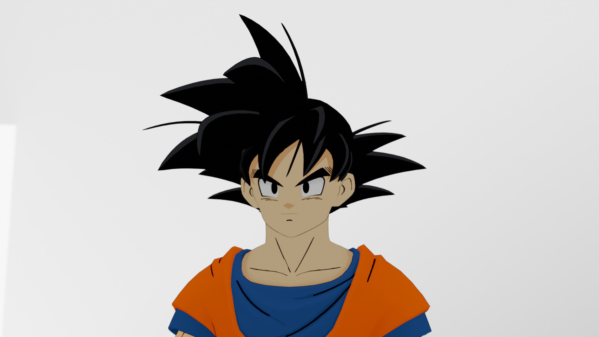 3D model Goku RIGGED Dragon Ball Z Character NEW UPDATED Legacy FREE VR ...