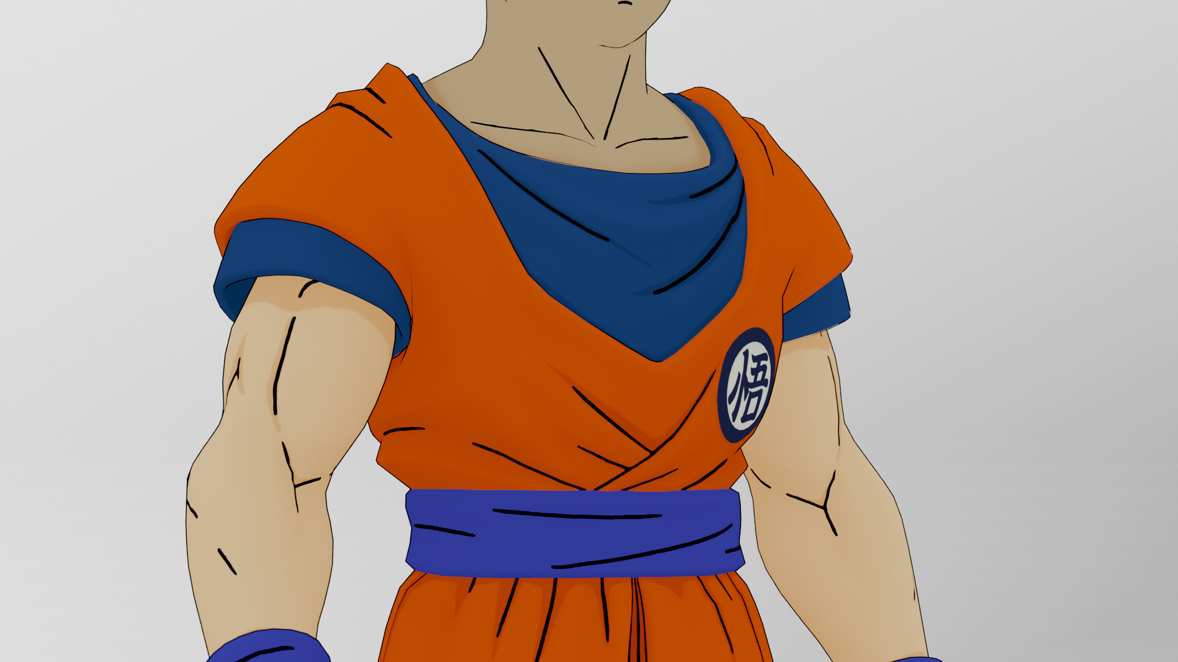 3D model Goku RIGGED Dragon Ball Z Character NEW UPDATED Legacy FREE VR ...