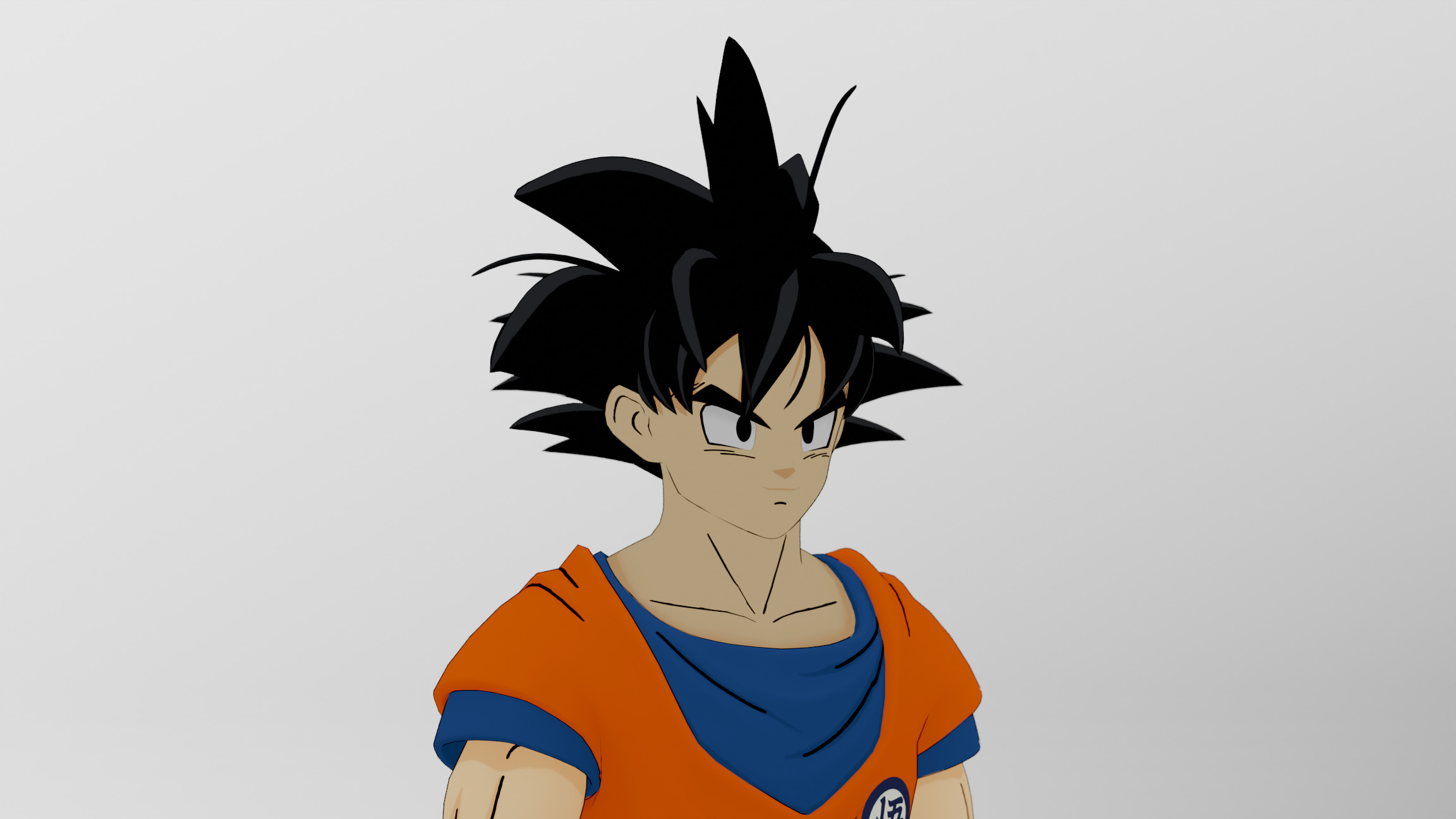 3D model Goku RIGGED Dragon Ball Z Character NEW UPDATED Legacy FREE VR ...