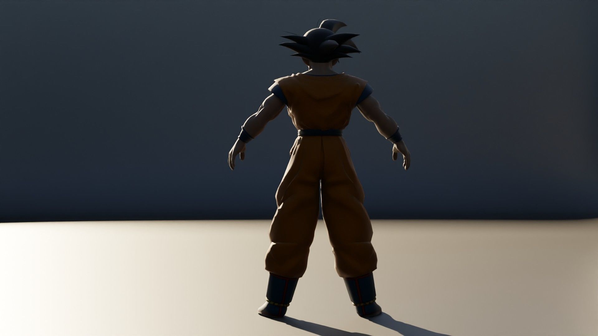 3D model Goku RIGGED Dragon Ball Z Character NEW UPDATED Legacy FREE VR ...