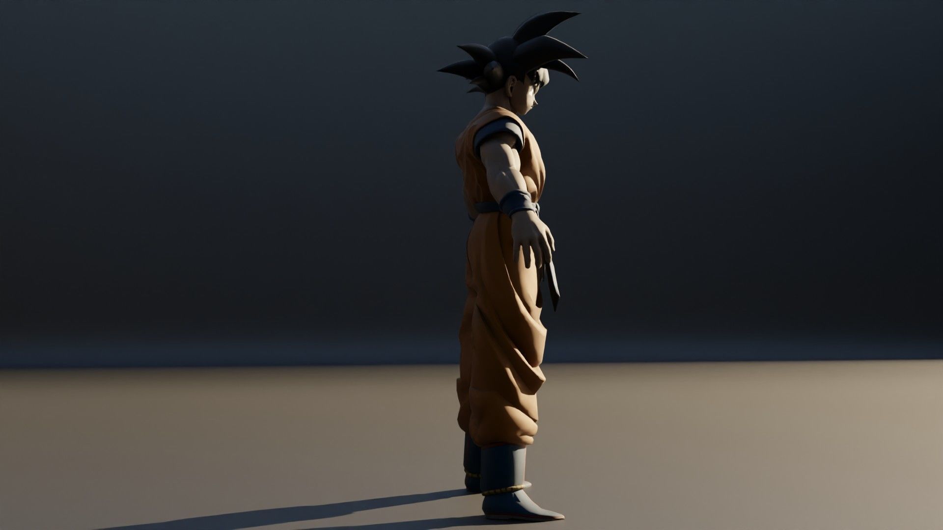 3D model Goku RIGGED Dragon Ball Z Character NEW UPDATED Legacy FREE VR ...