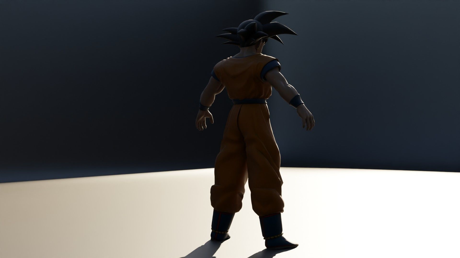 3D model Goku RIGGED Dragon Ball Z Character NEW UPDATED Legacy FREE VR ...