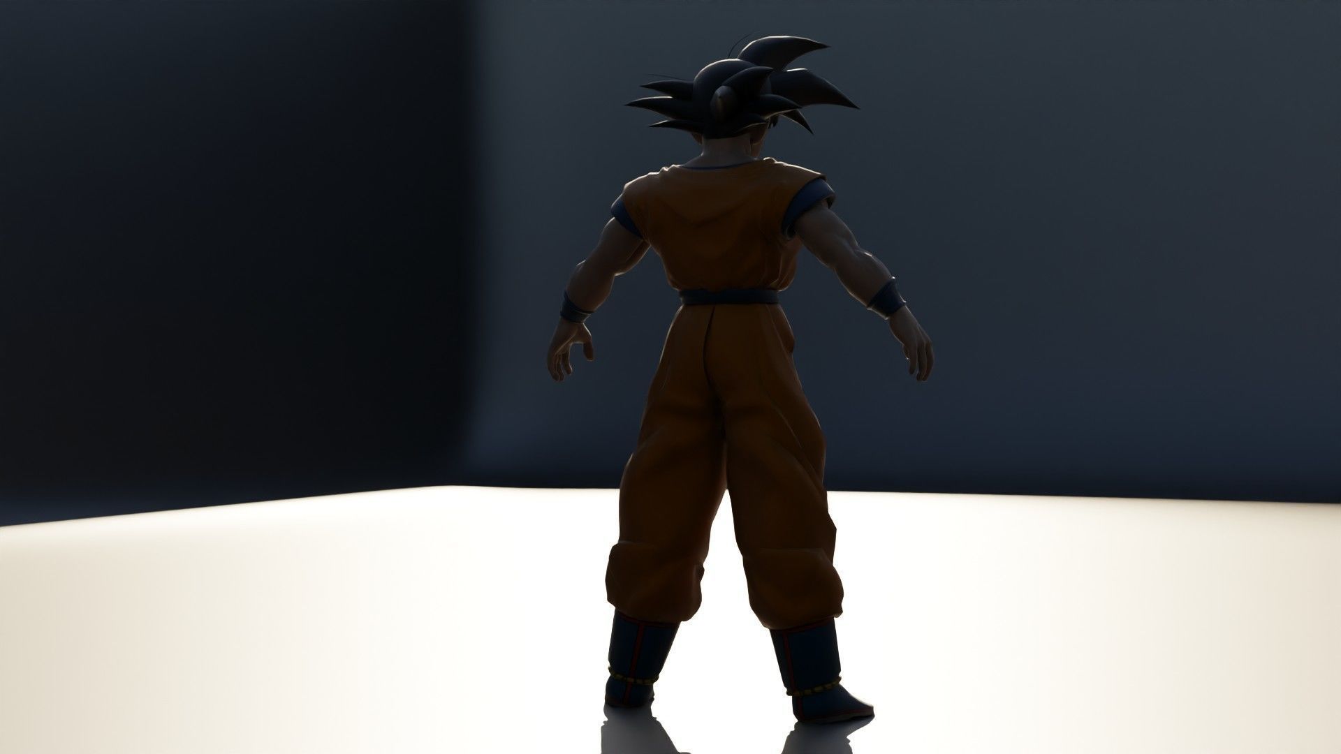 3D model Goku RIGGED Dragon Ball Z Character NEW UPDATED Legacy FREE VR ...
