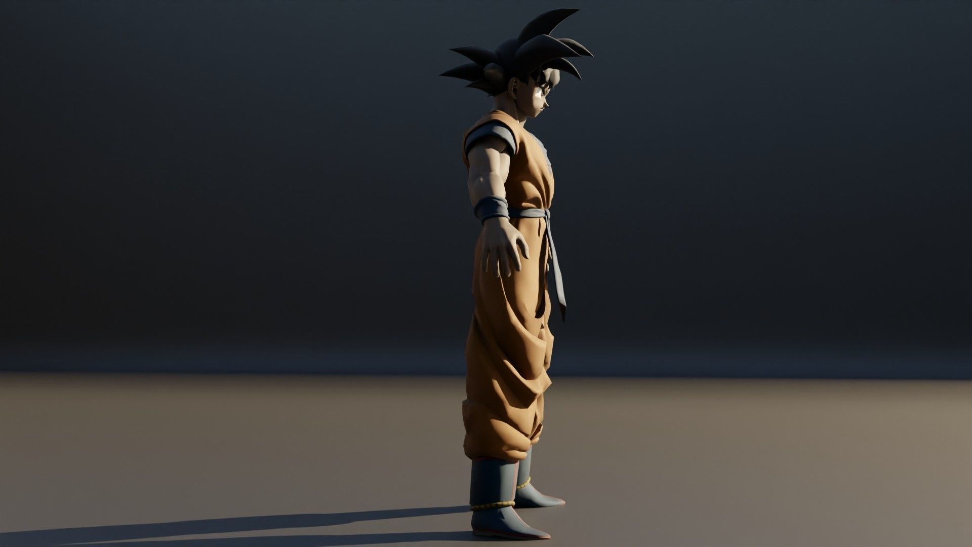 3D model Goku RIGGED Dragon Ball Z Character NEW UPDATED Legacy FREE VR ...