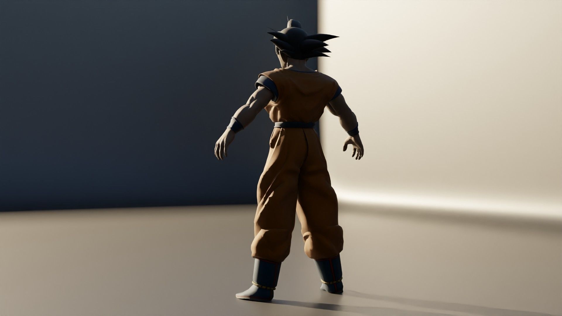 3D model Goku RIGGED Dragon Ball Z Character NEW UPDATED Legacy FREE VR ...