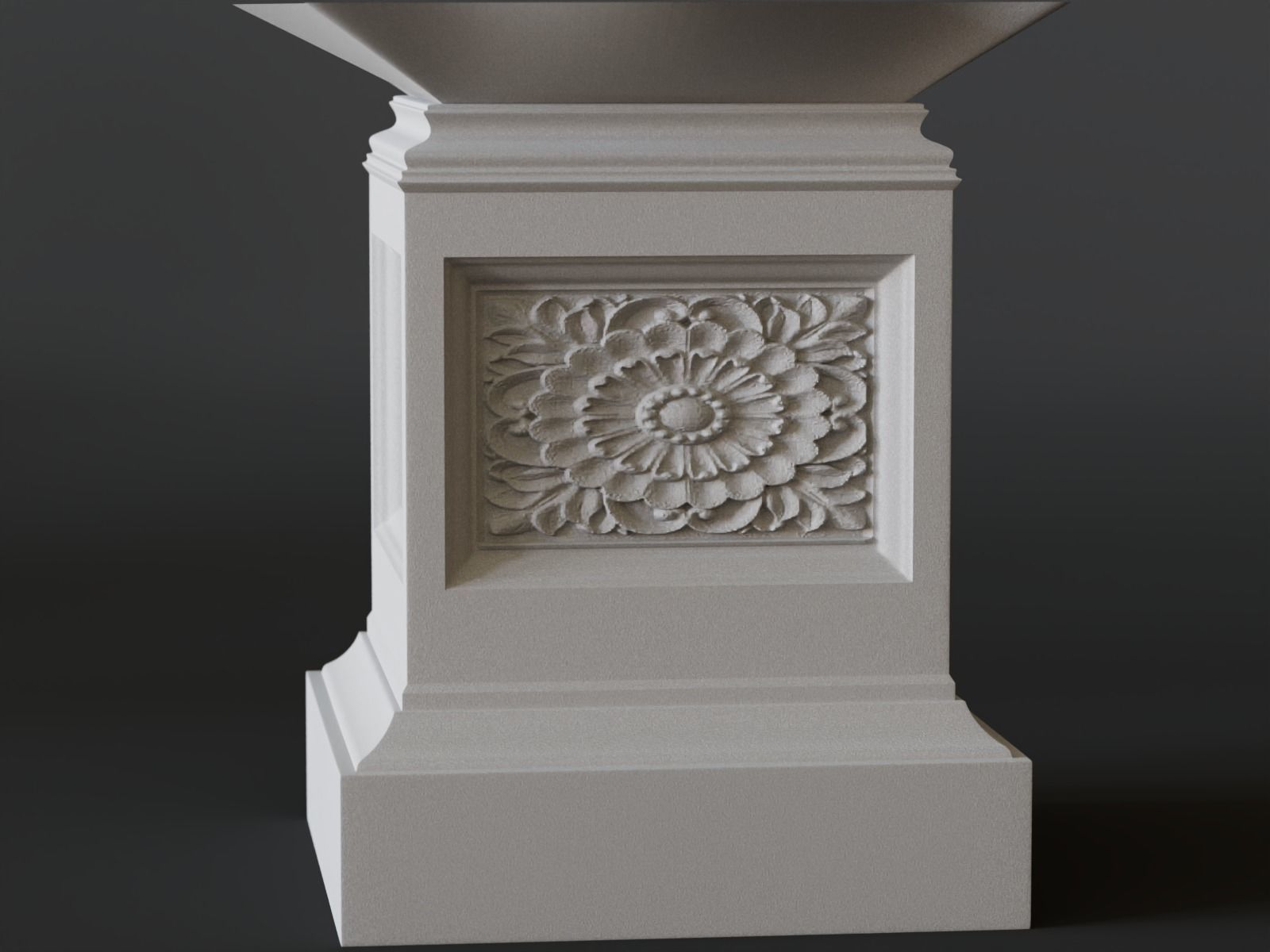 pedestal 02 3D model 3D printable | CGTrader