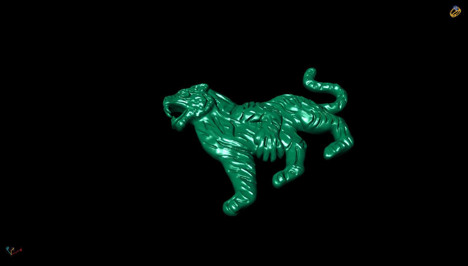 3d printed tiger model 2 3D model 3D printable | CGTrader