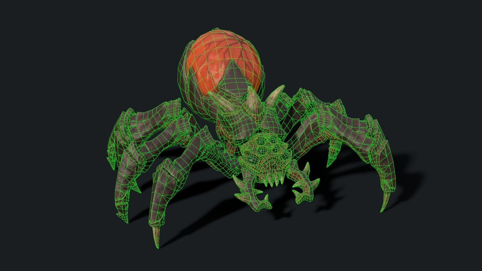3D model Evil Spider 2 - Game Ready VR / AR / low-poly | CGTrader