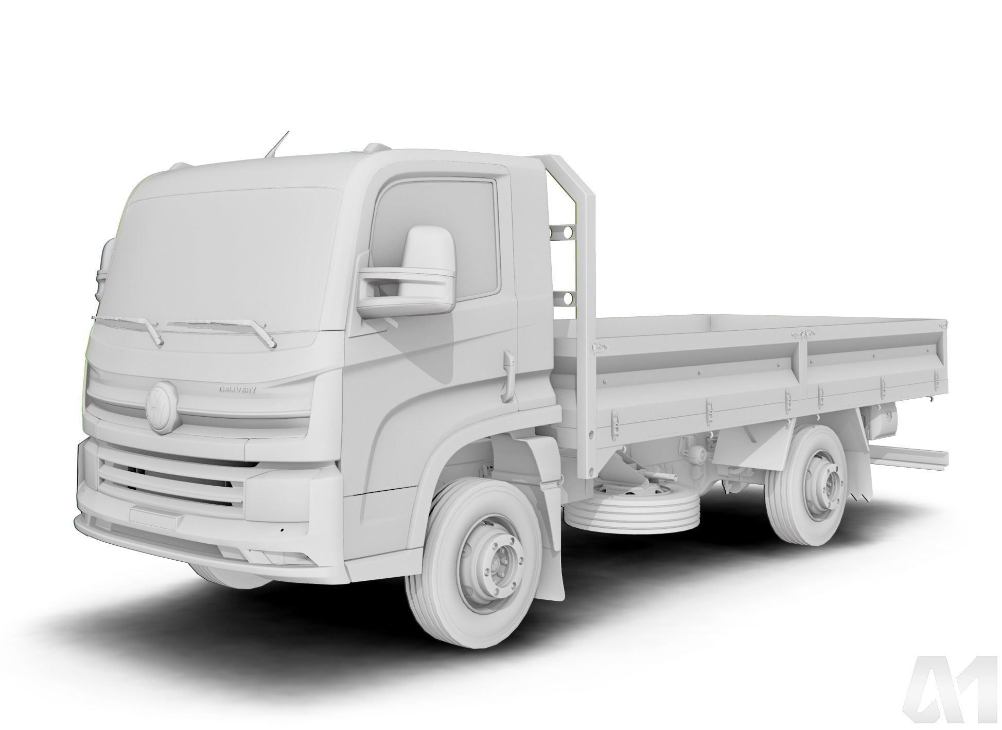 volkswagen delivery express 3D model | CGTrader