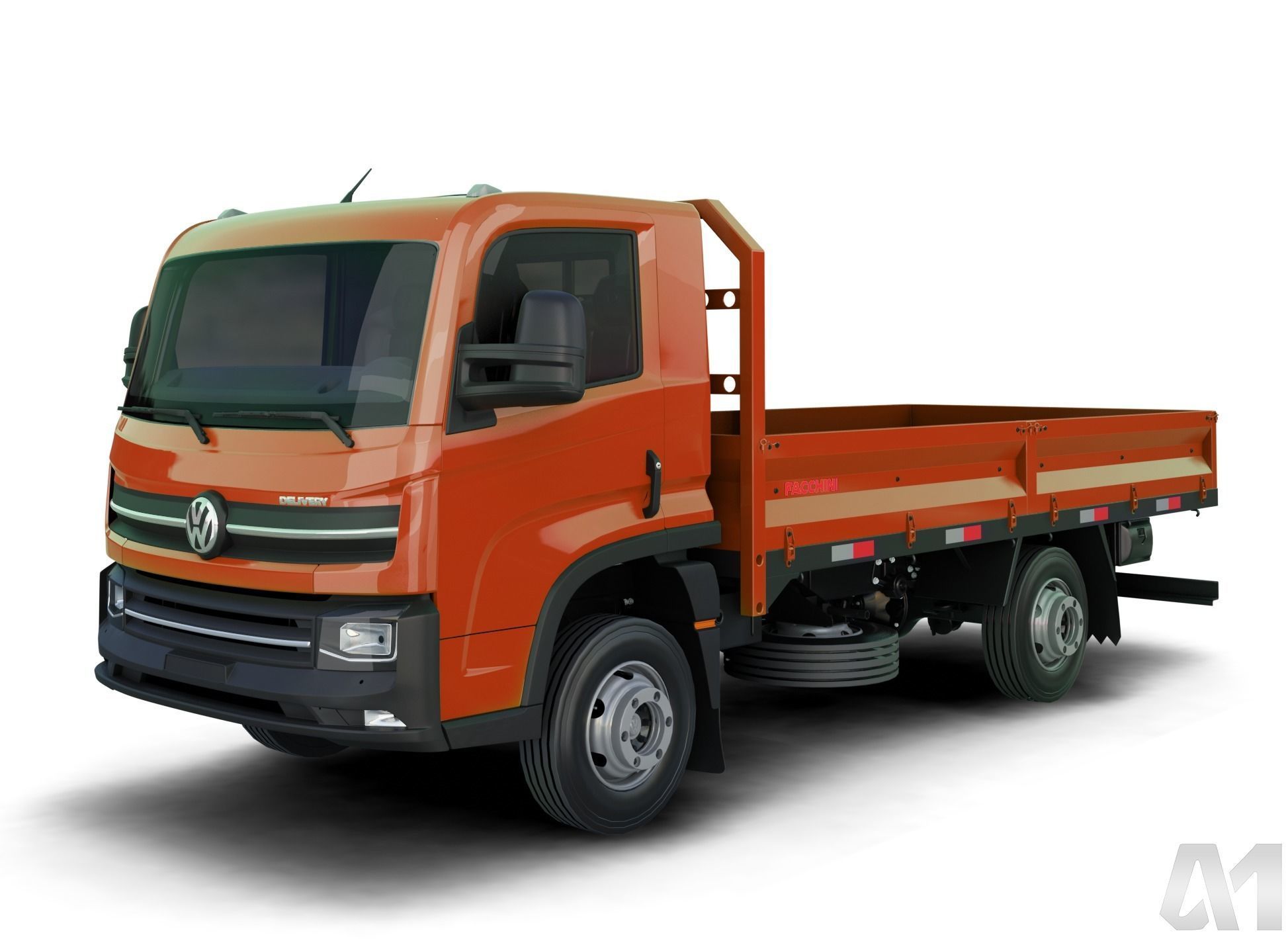 volkswagen delivery express 3D model | CGTrader