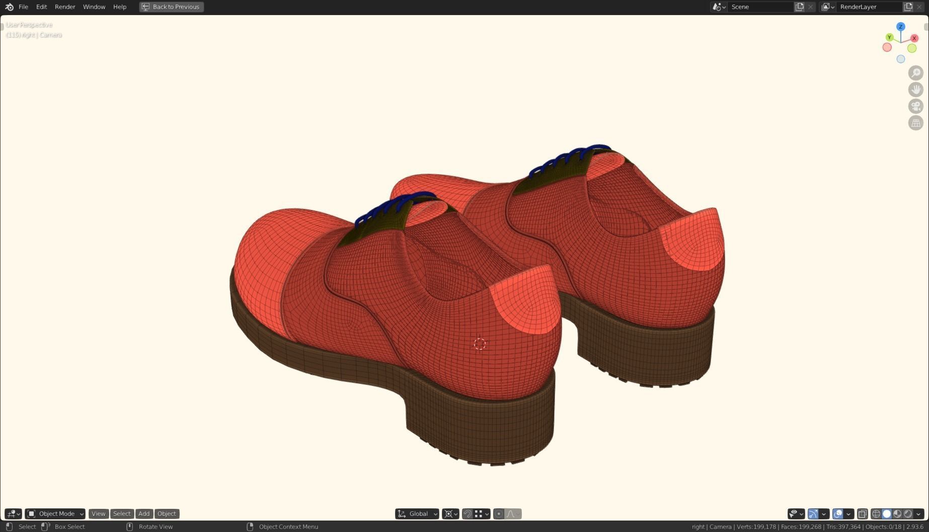 Generic Shoes free 3D model | CGTrader
