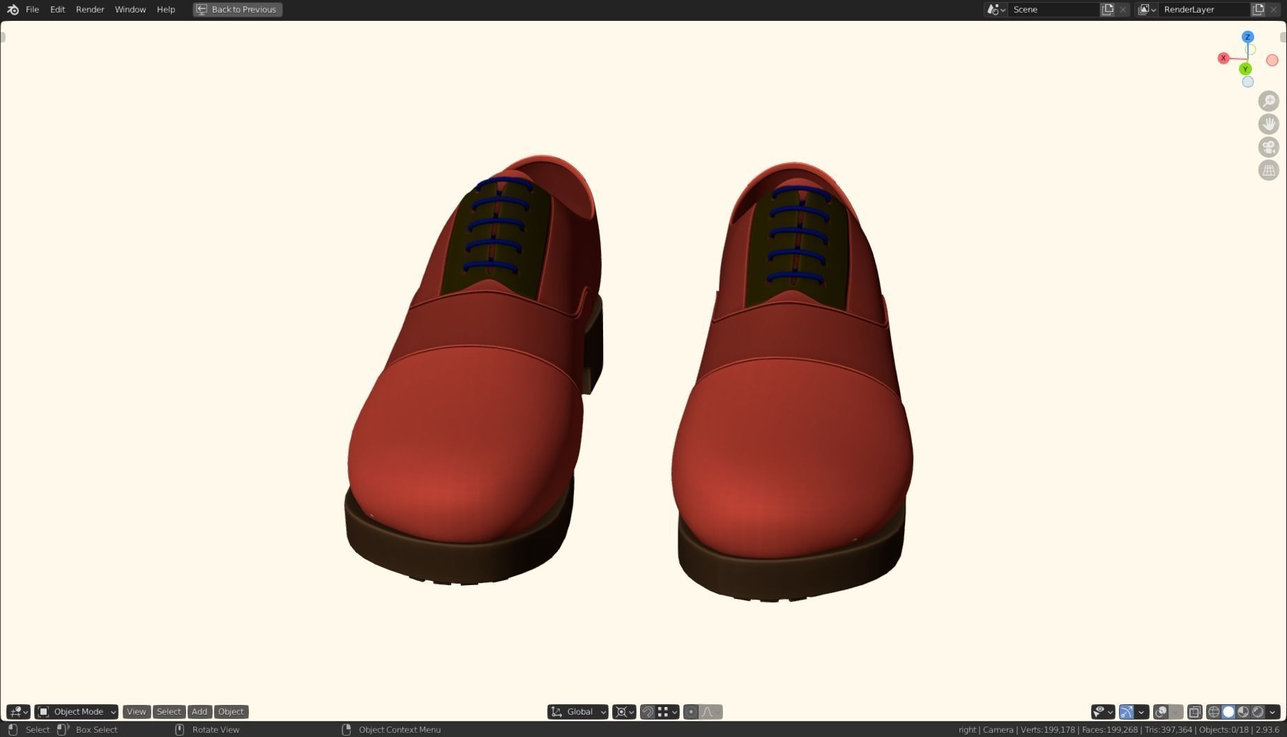 Generic Shoes free 3D model | CGTrader