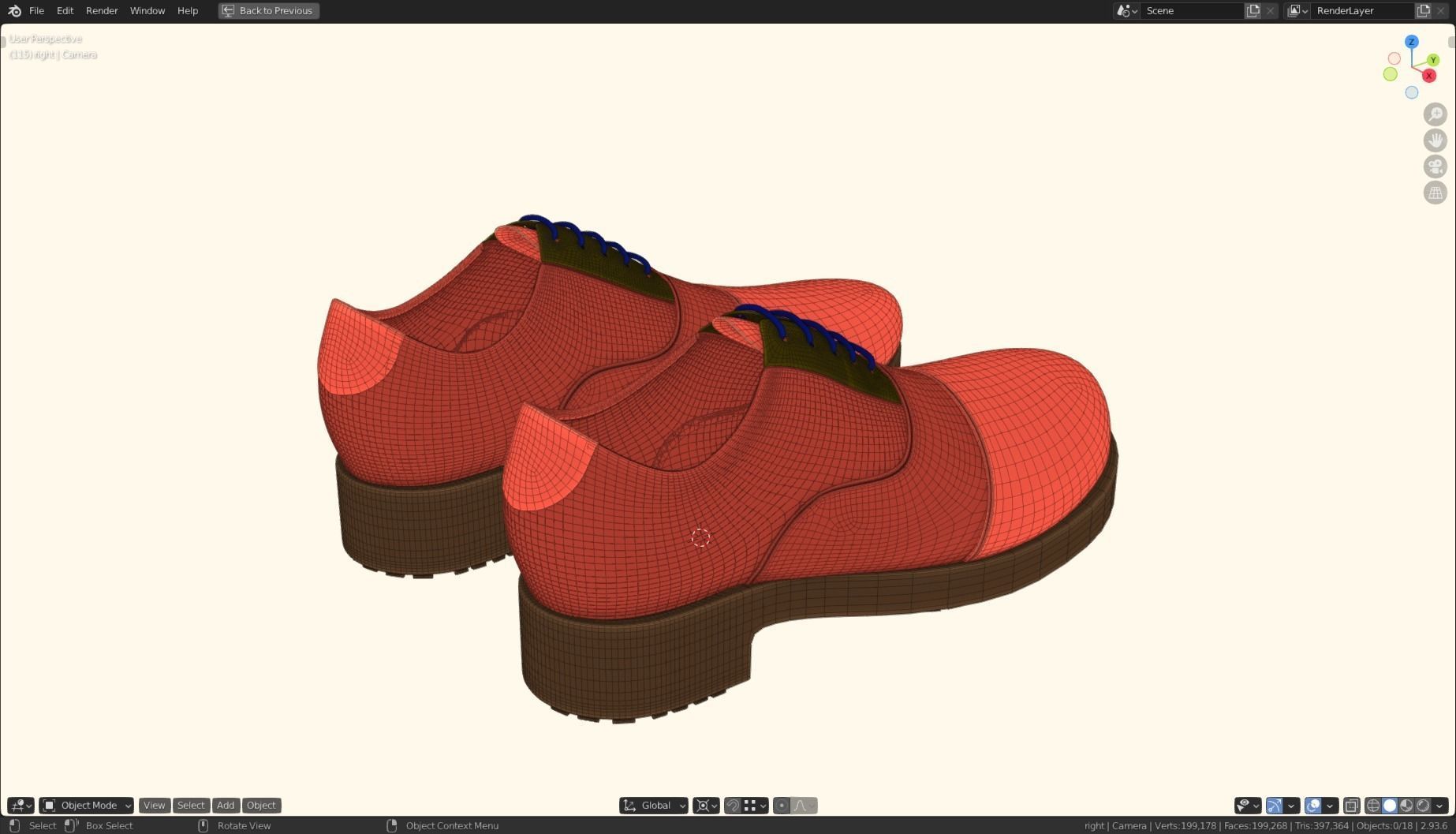 Generic Shoes free 3D model | CGTrader