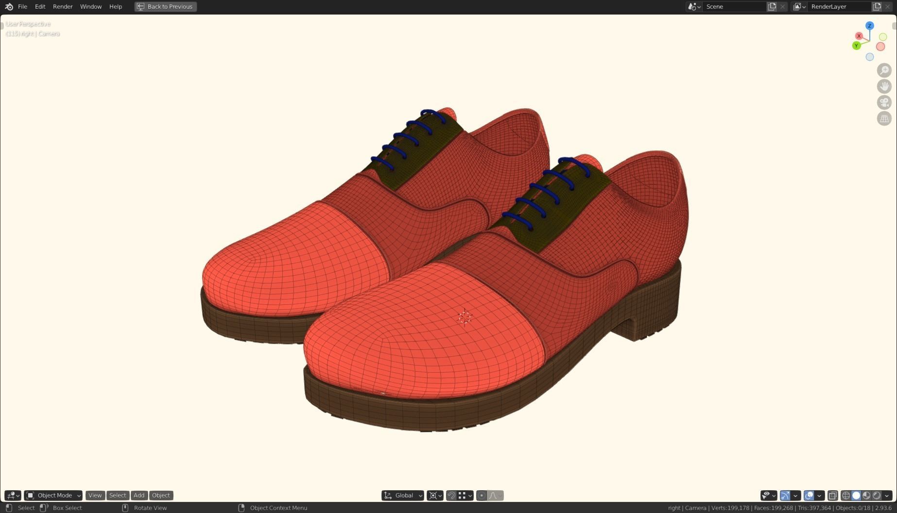 Generic Shoes free 3D model | CGTrader