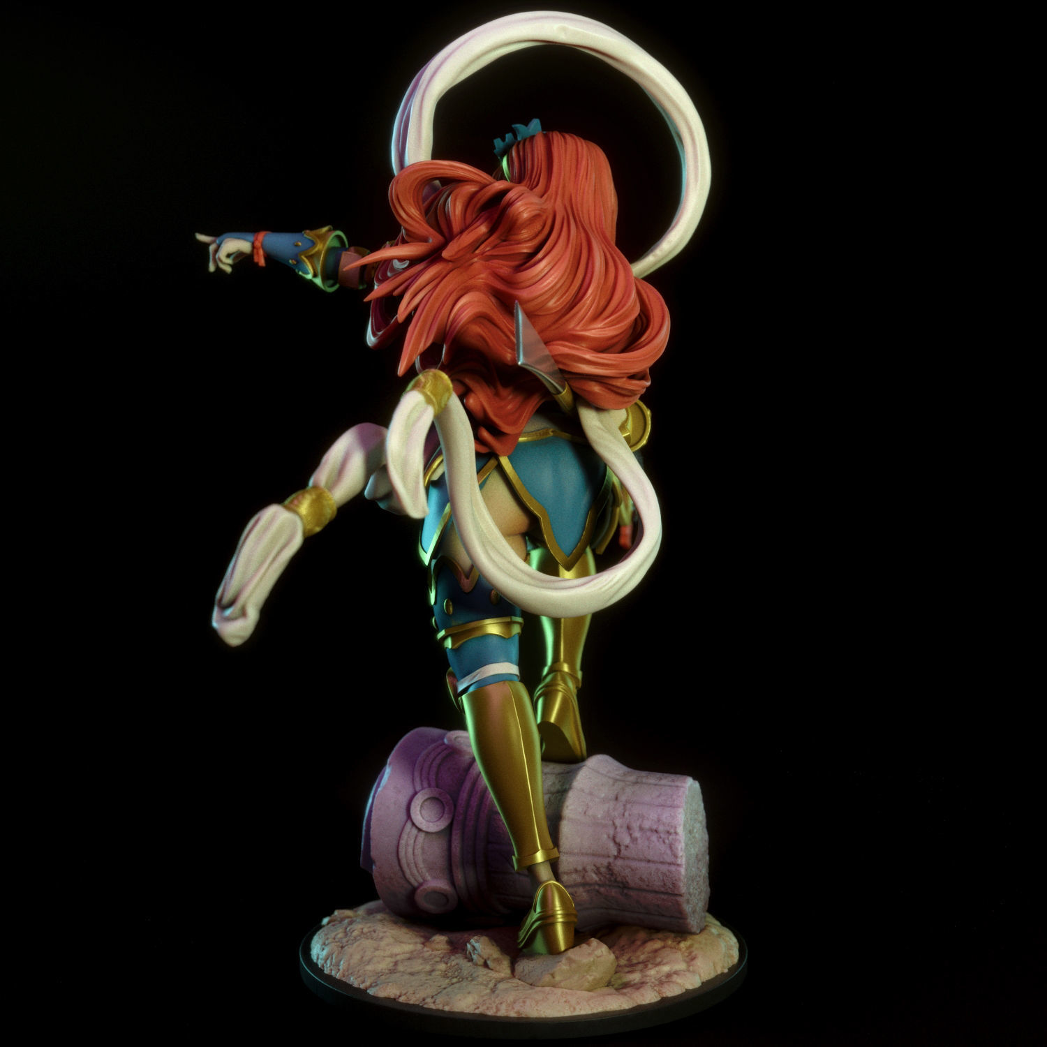 Erza Scarlet - Nakagami Armor 3D model 3D printable | CGTrader
