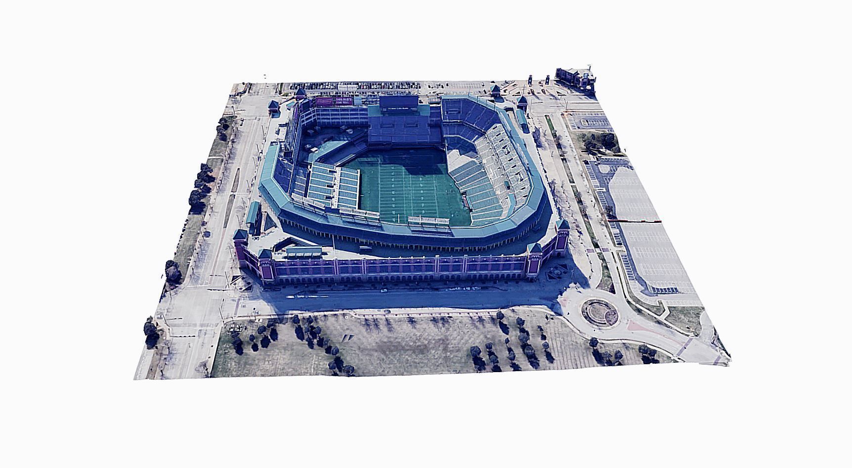 3D model Choctaw Stadium - Texas Rangers VR / AR / low-poly | CGTrader