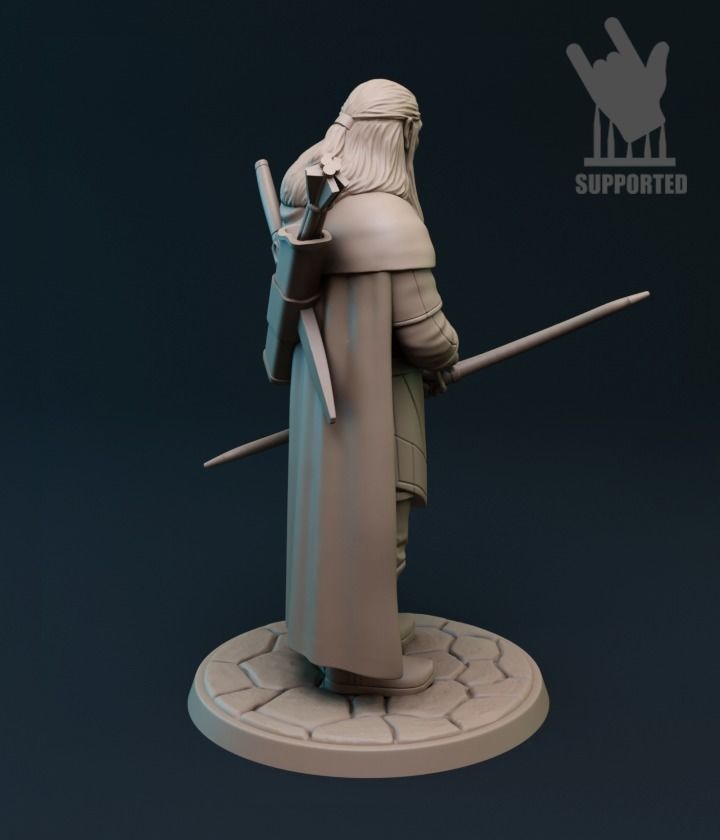 Warrior elf 3D model 3D printable | CGTrader