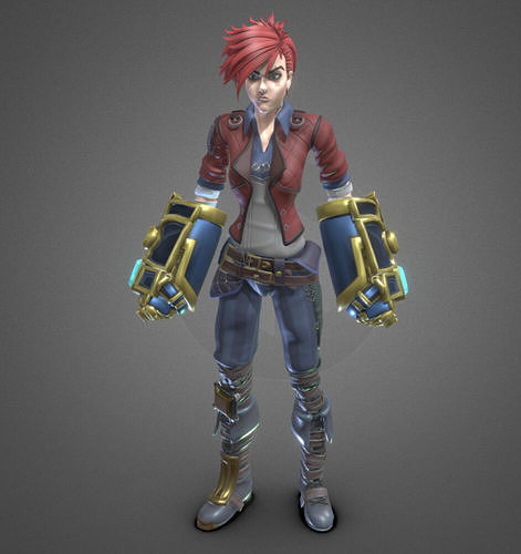VI - LOL character 3D model rigged | CGTrader