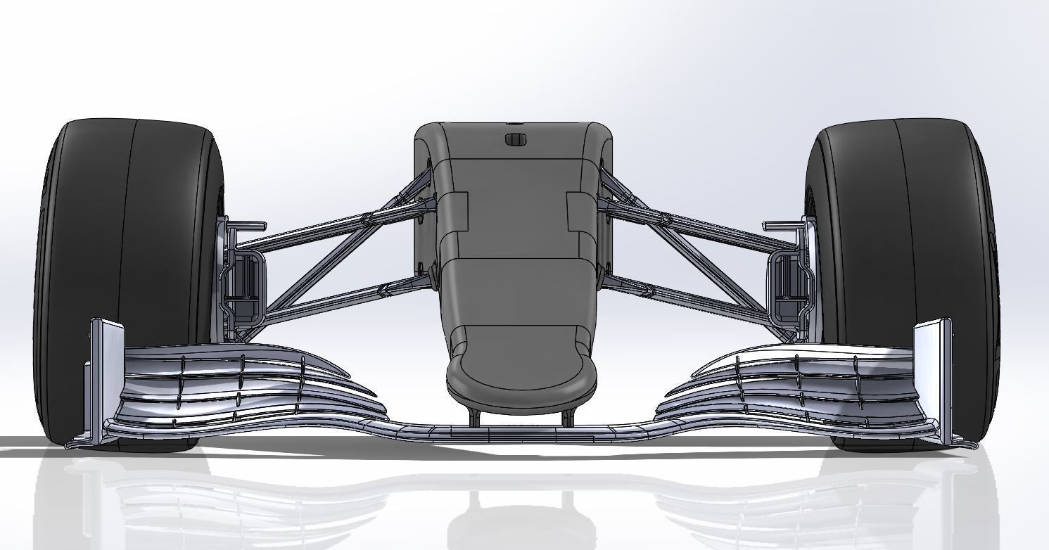 Formula 1 Front end for 3D Print and assembly - 20 PARTS 3D model 3D ...
