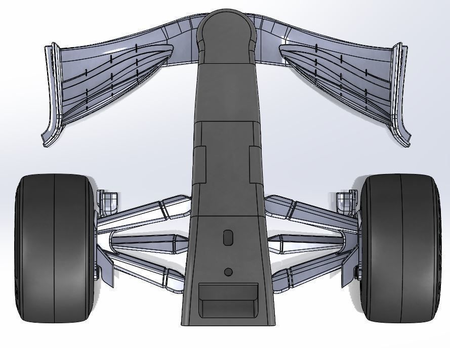 Formula 1 Front end for 3D Print and assembly - 20 PARTS 3D model 3D ...