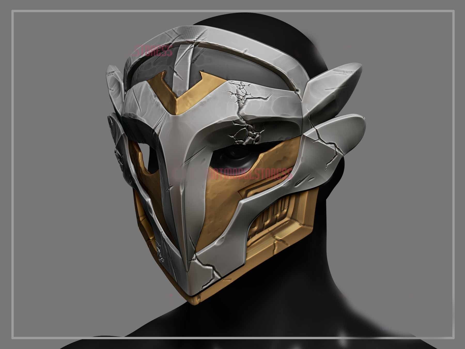 Arcane Firelight Leader Mask - LoL League of Legends 3D model 3D ...