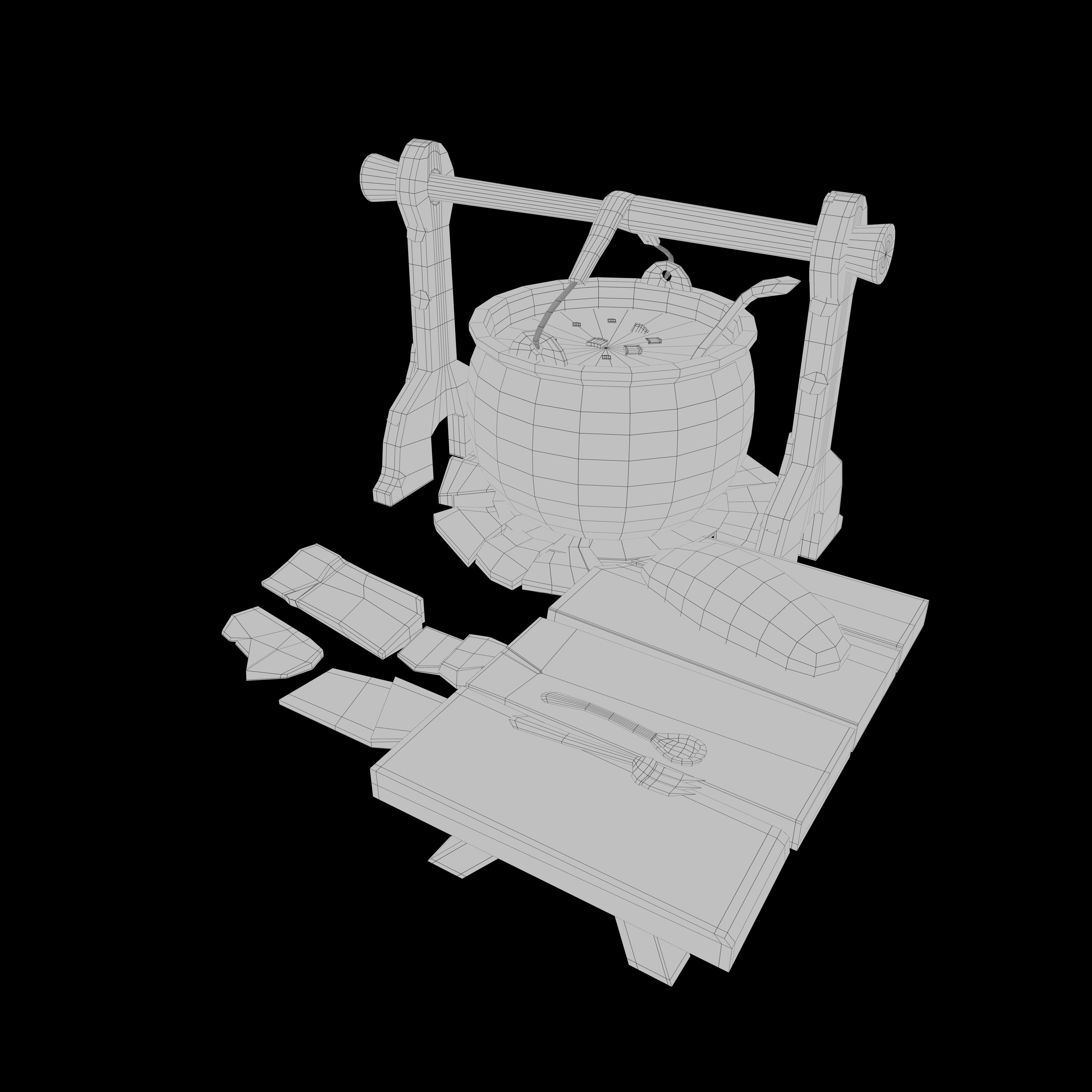 3D model Medieval Soup Pot VR / AR / low-poly | CGTrader