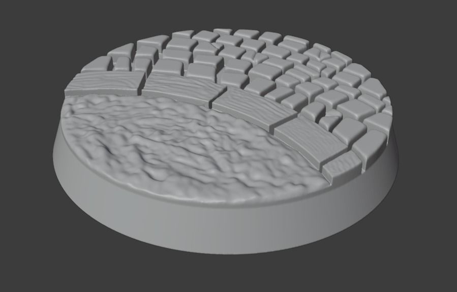 25mm cobblestone base collection 3D model 3D printable | CGTrader