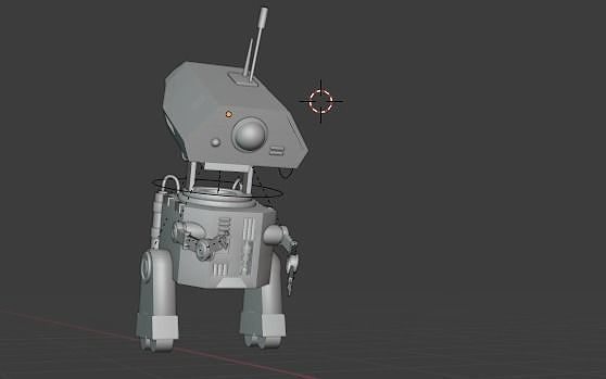 robot free 3D model animated rigged | CGTrader