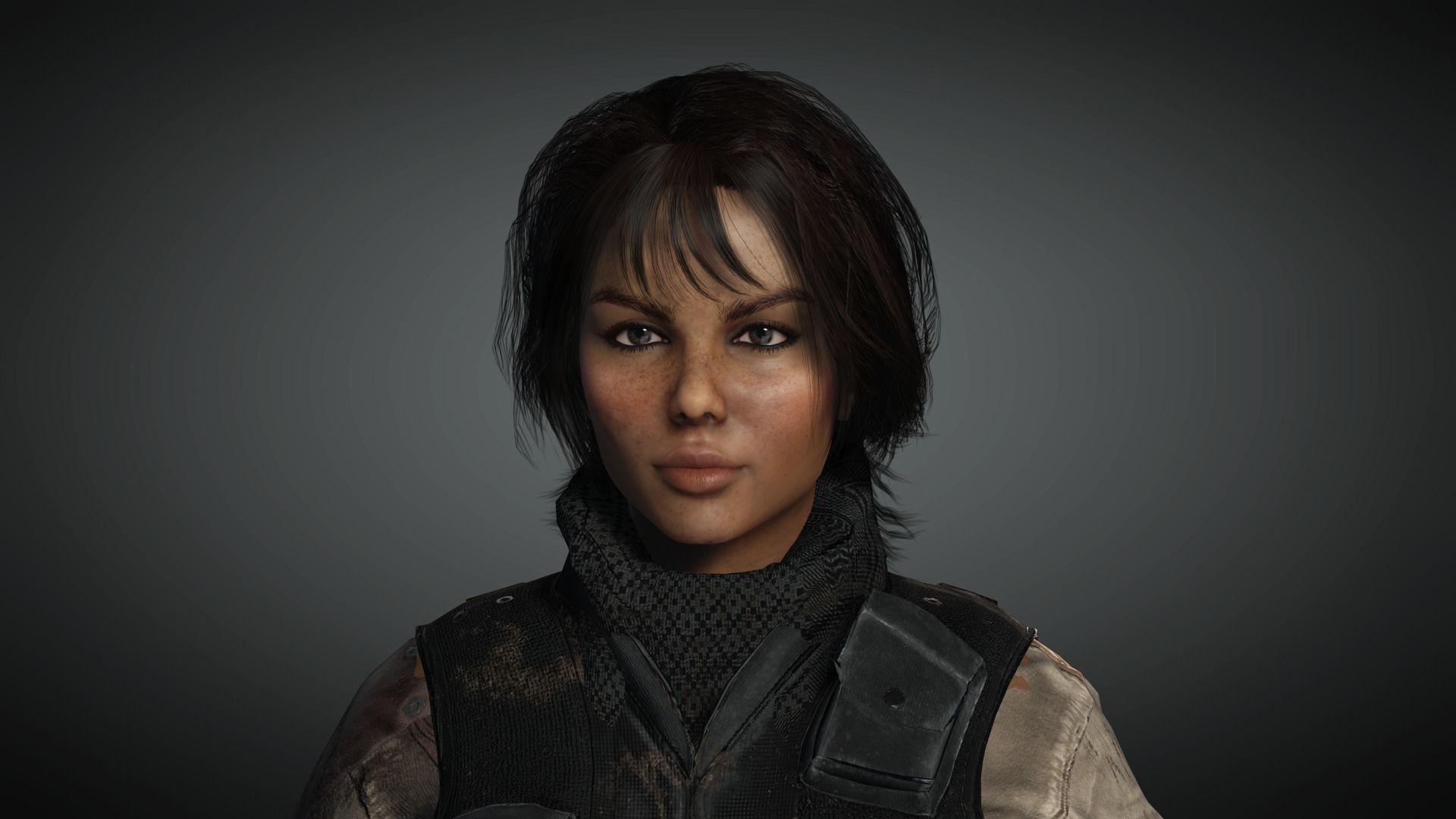 3D model AAA Military Female Character 01 VR / AR / low-poly | CGTrader