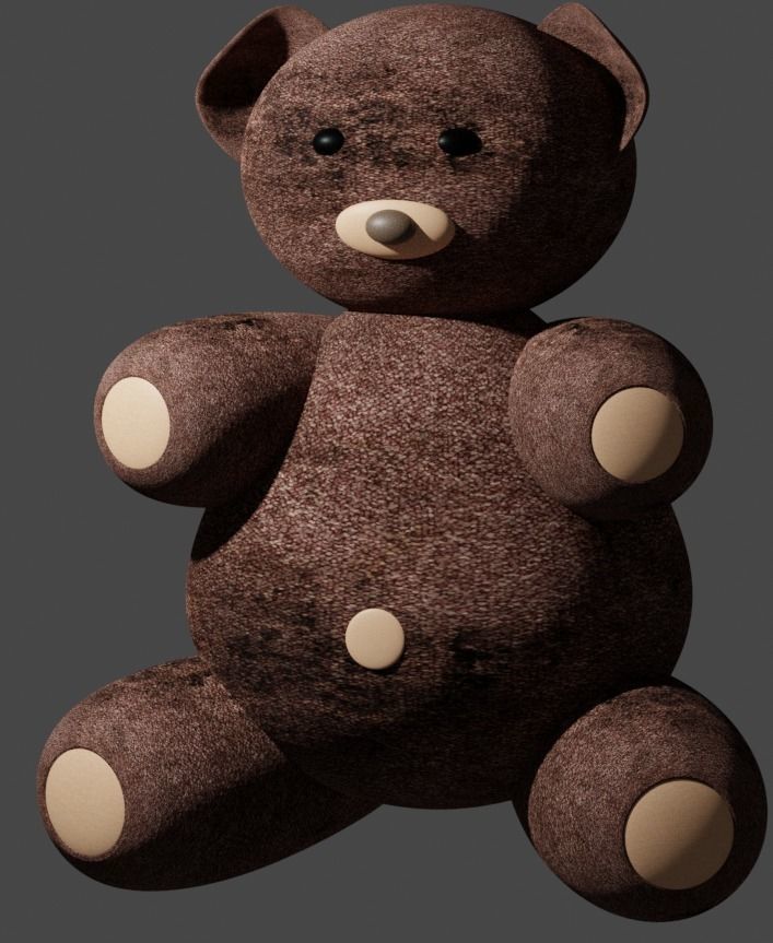 This is tedy bear 3D model | CGTrader