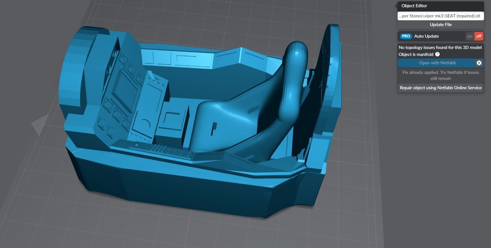 Colonial Viper MKIII Scale model 3D model 3D printable | CGTrader