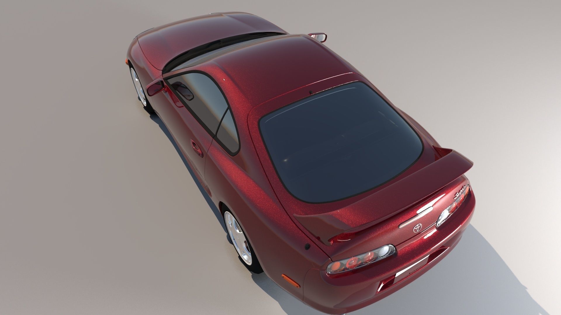 Toyota Supra MK IV A80 1993 3D model | CGTrader