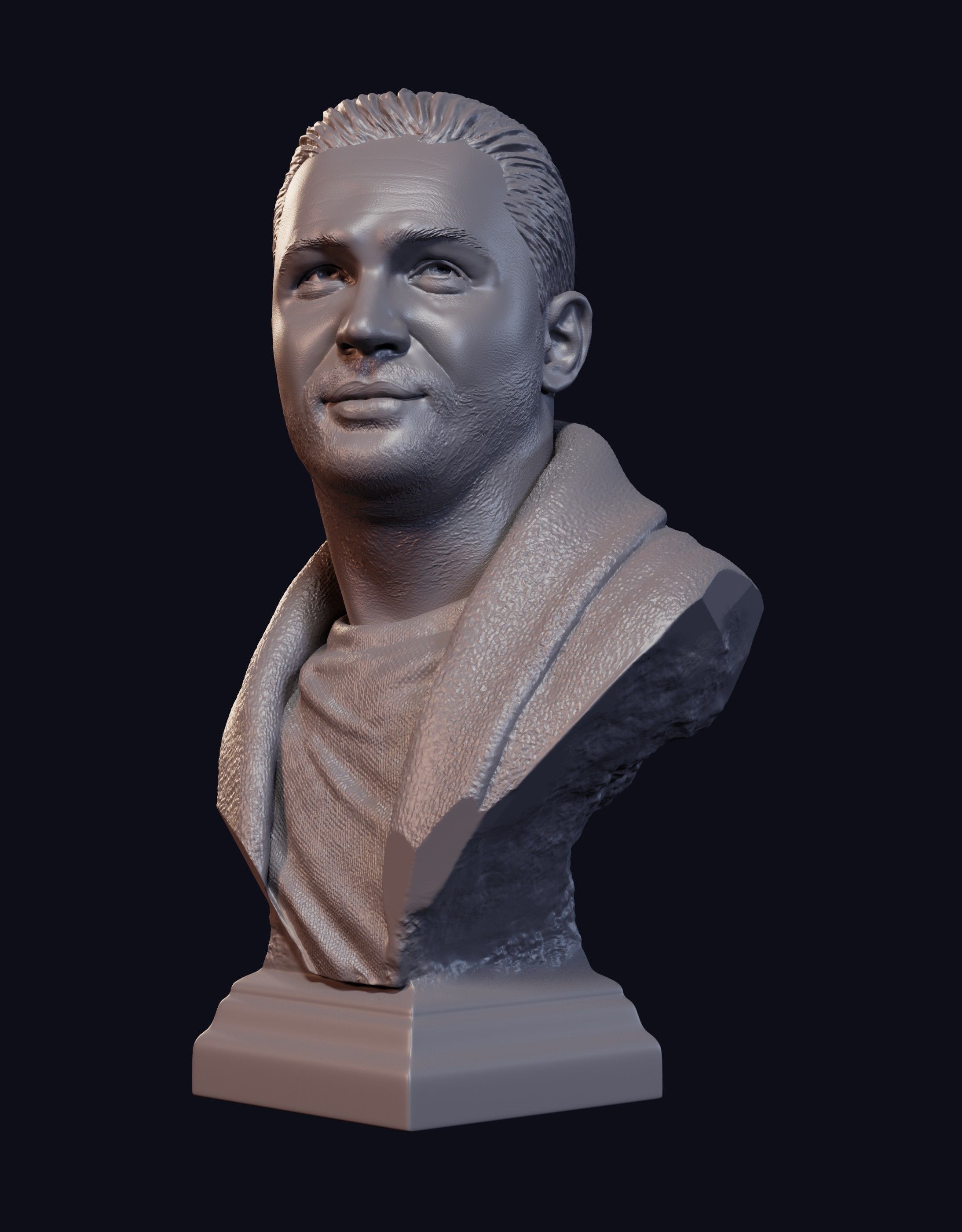 Tom Hardy bust 1 3D model 3D printable | CGTrader