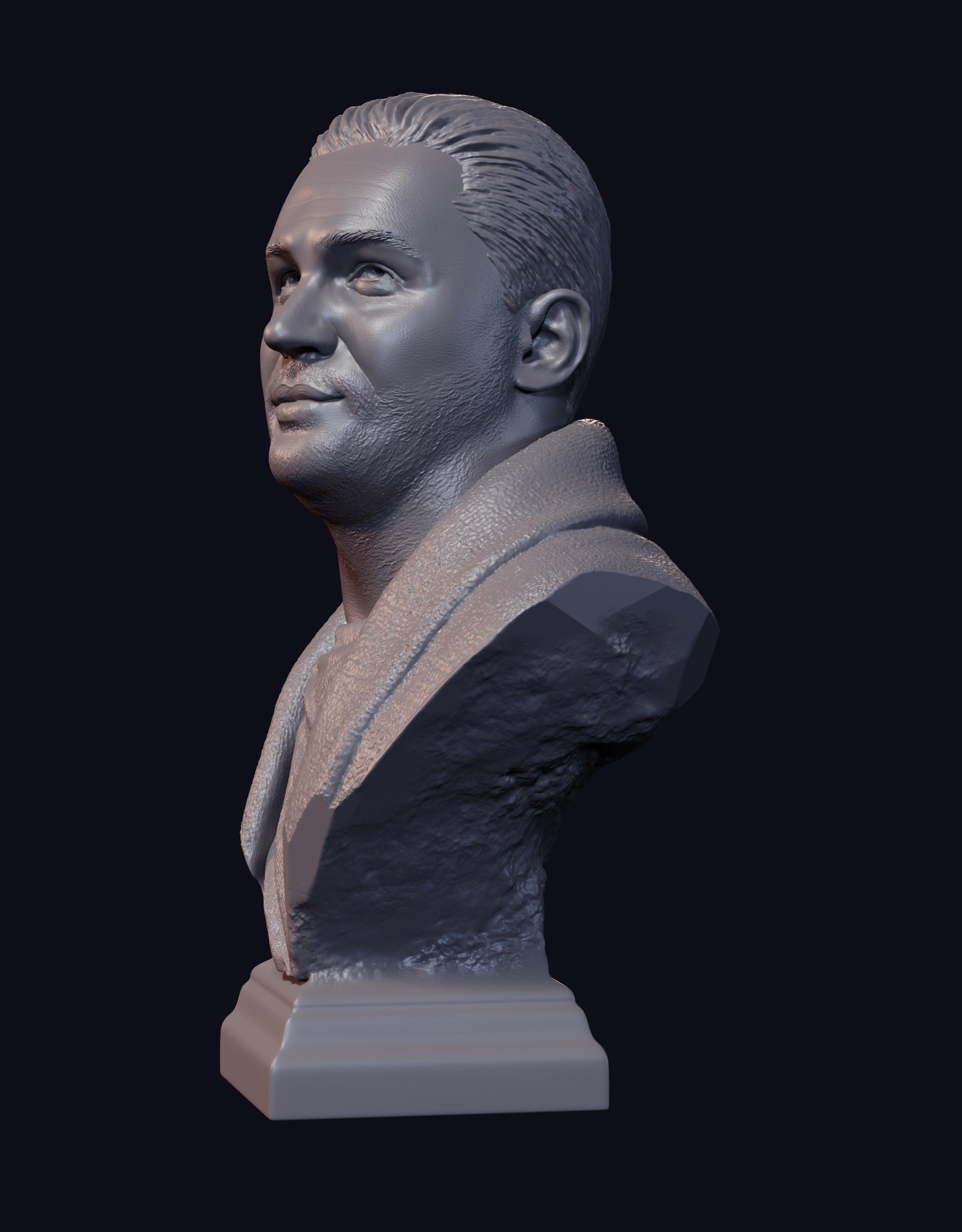 Tom Hardy bust 1 3D model 3D printable | CGTrader