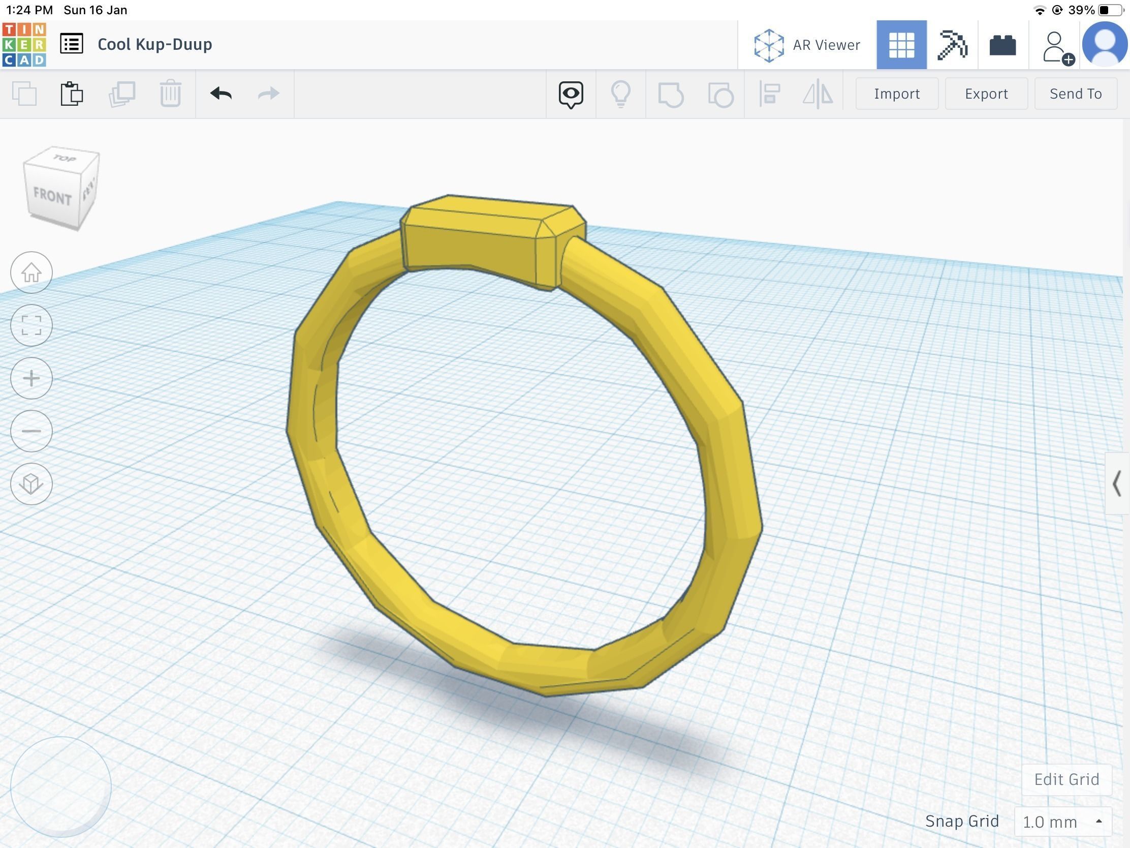 Ring stl file 3D model 3D printable | CGTrader