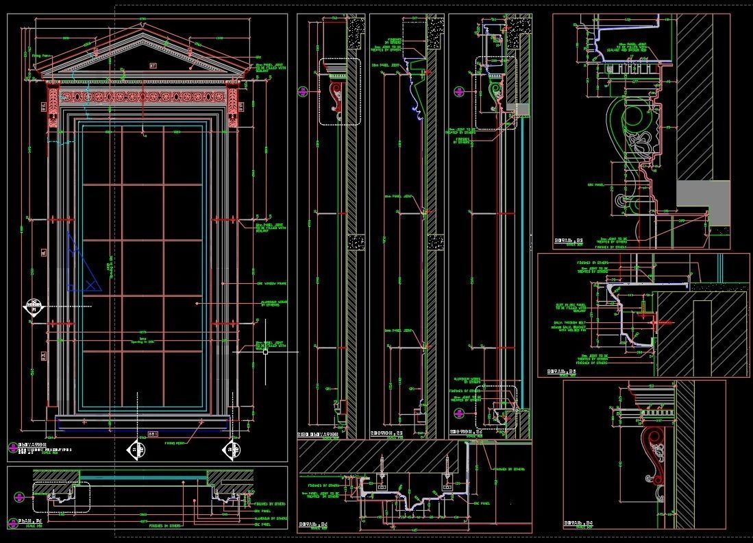 GRC cladding fixation details 3D model | CGTrader