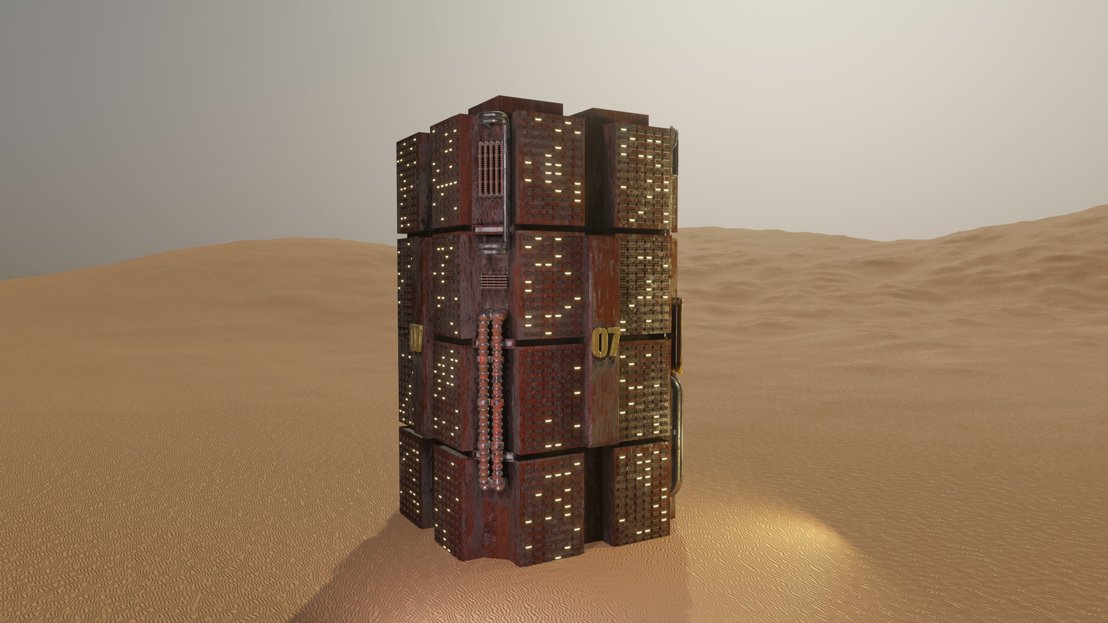 Apocalyptic building free 3D model | CGTrader