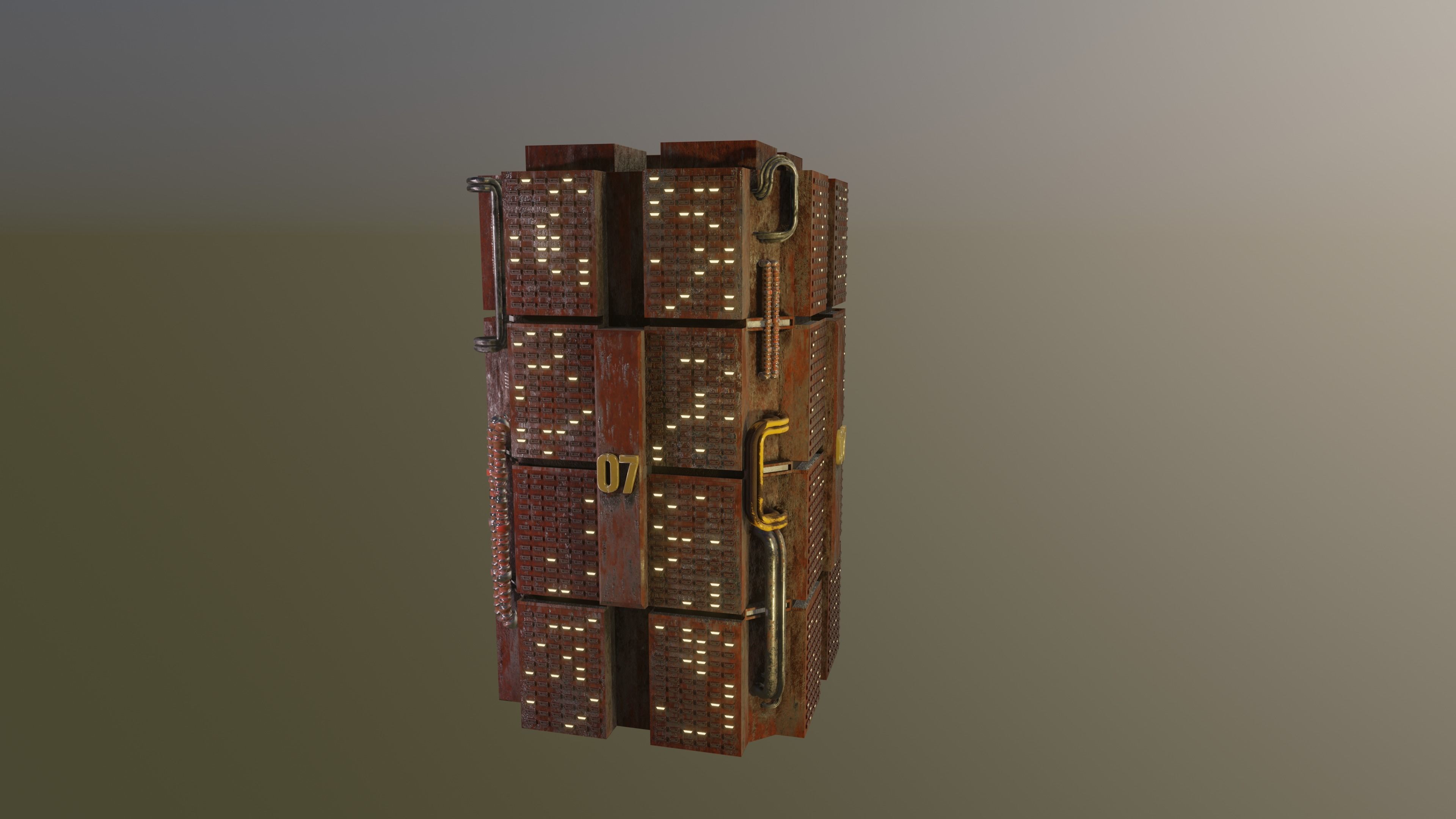 Apocalyptic building free 3D model | CGTrader