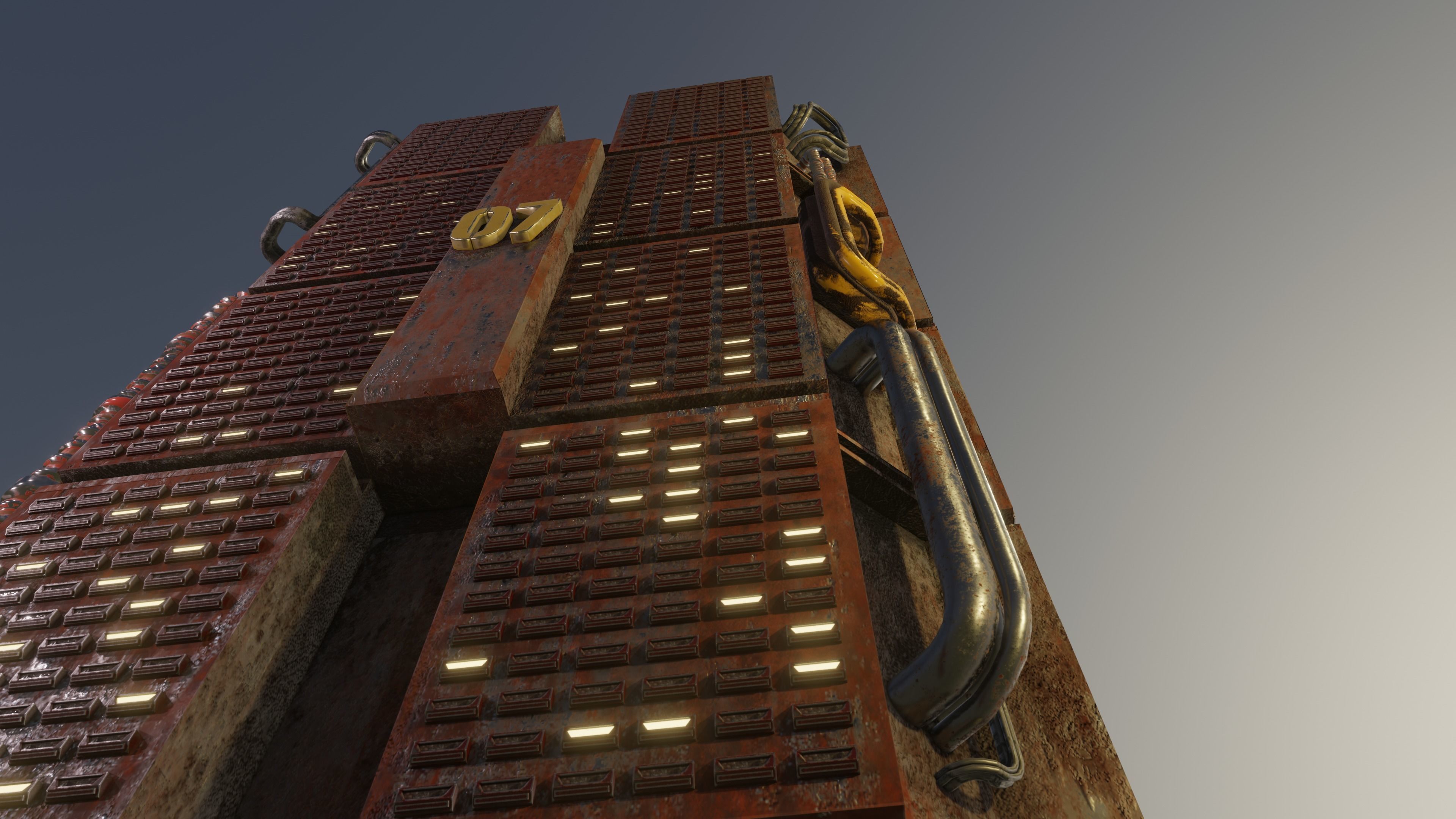 Apocalyptic building free 3D model | CGTrader