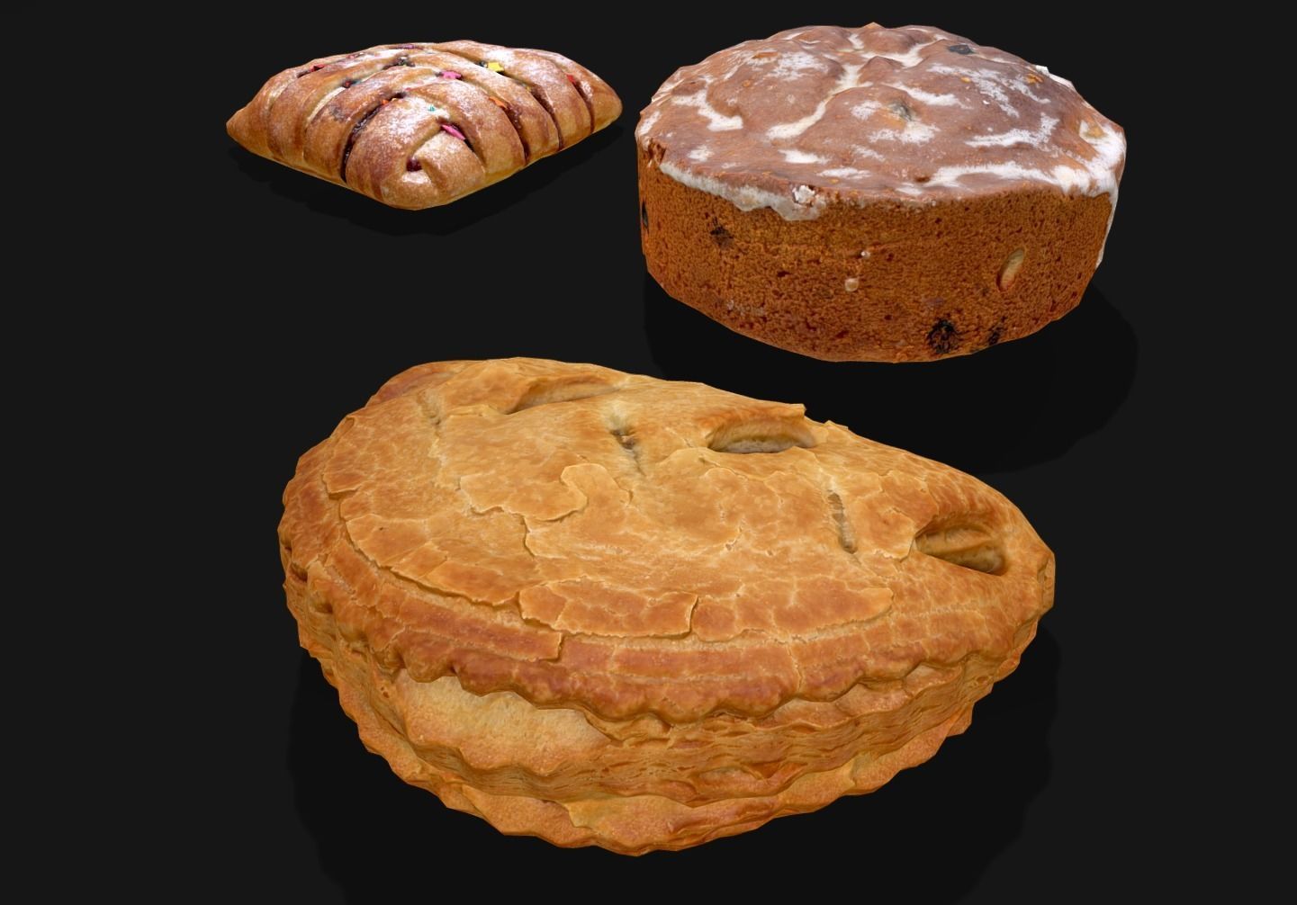 3D model Sweets Group - Photoscaned models VR / AR / low-poly | CGTrader