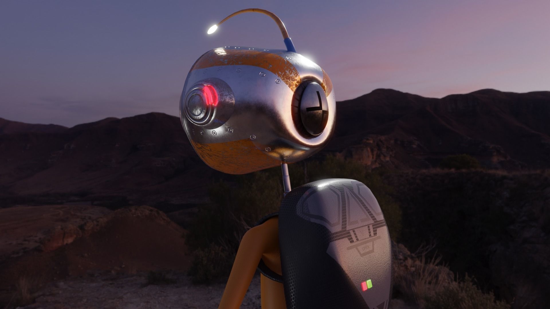 M-Alien Paranoia 3D model rigged | CGTrader